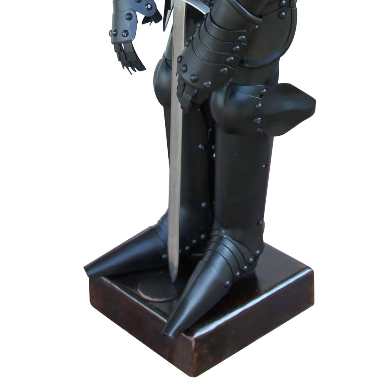 Medieval Dark Knight 22 Gauge Steel 14th Century Mini Statute ...