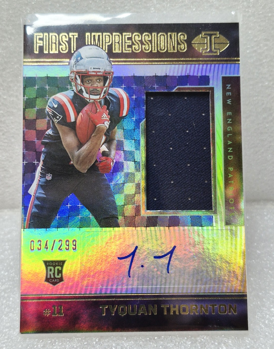 2022 Illusions TYQUAN THORTON First Impressions RC Auto Patch #133 034/299 | Property Room
