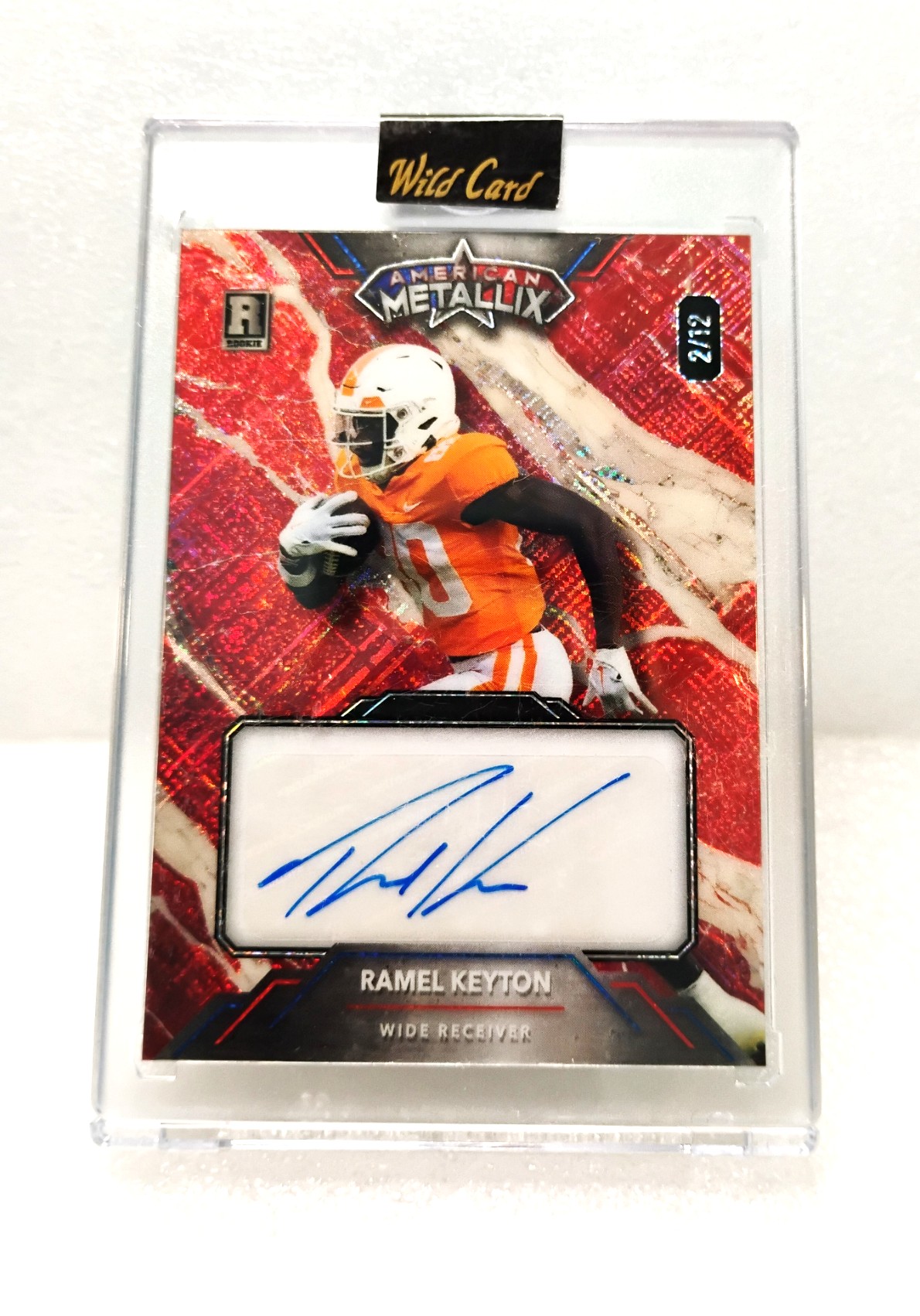 2023 Wild Card Metallix Ramel Keyton RC Autograph 2/12 Wild Marble ...