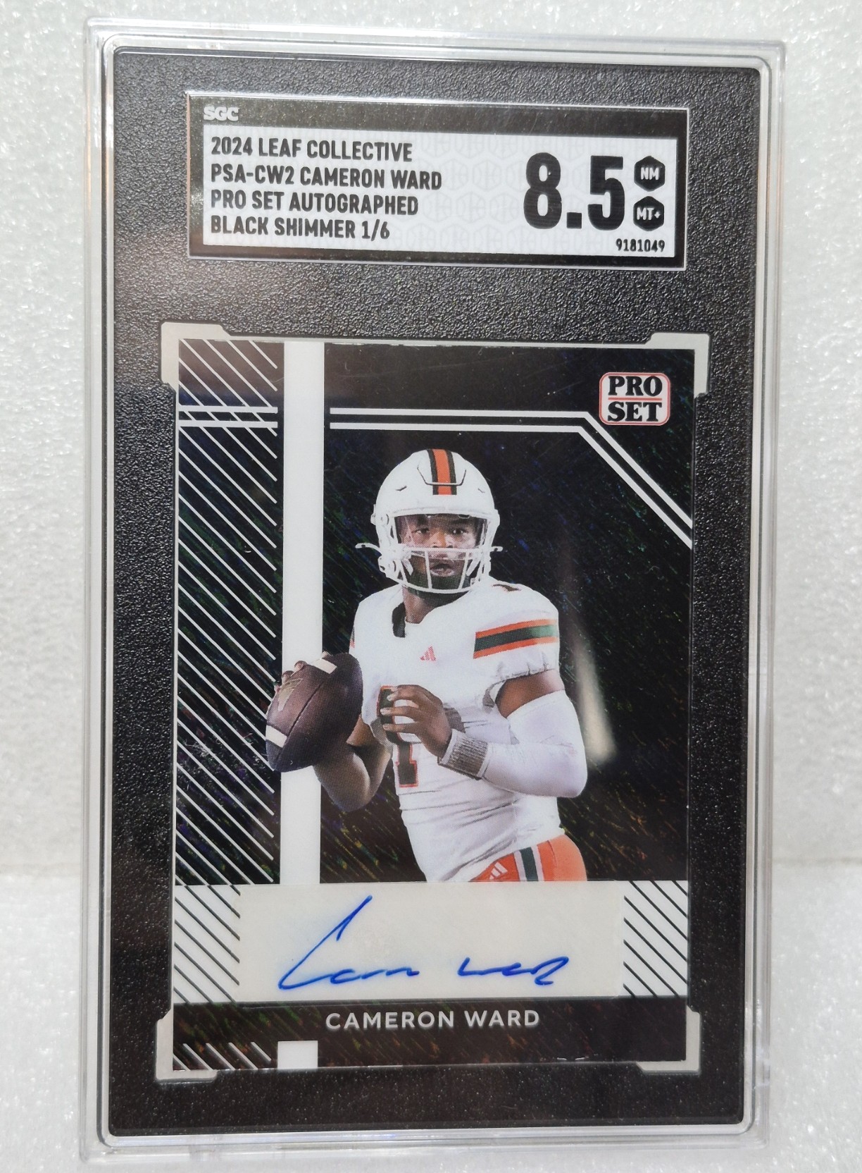 2024 Leaf Metal Collective Pro Set Black Shimmer 1/6 Cameron Ward Auto ...