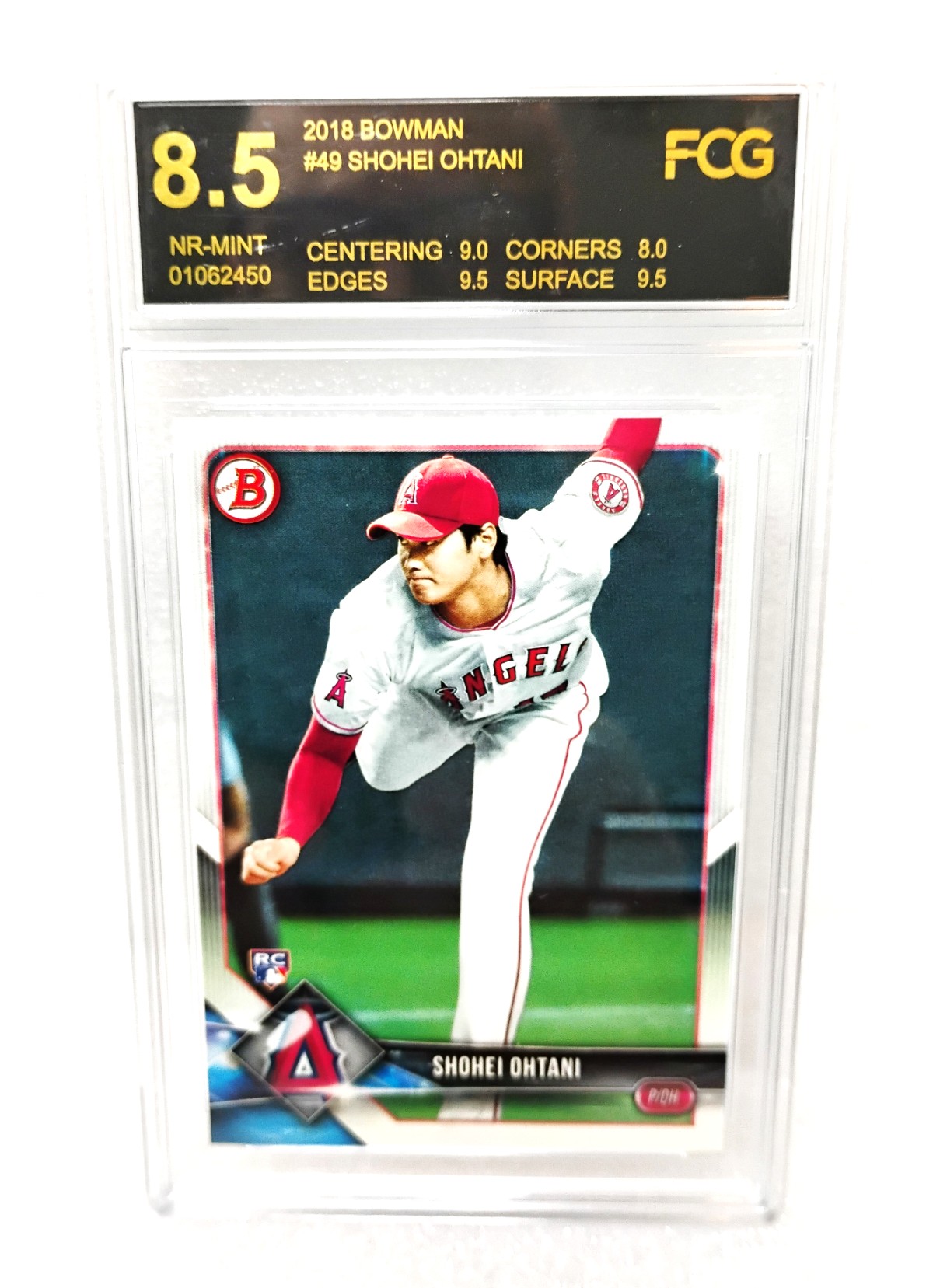 Shohei Ohtani Rookie Bowman Baseball Card Graded | Property Room