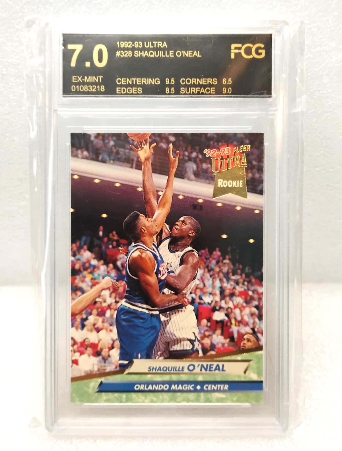 Shaquille O'Neal ROOKIE FCG GRADE 7 NM 1992 Fleer Ultra Basketball Card ...