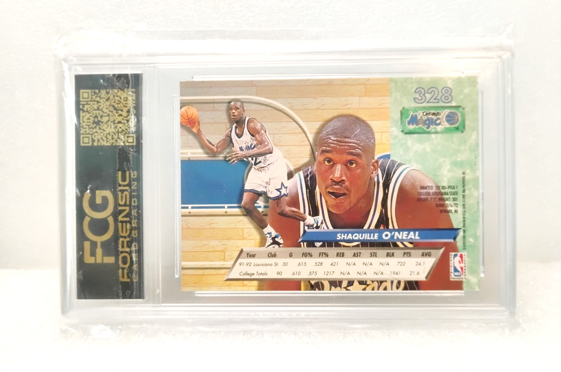 Shaquille O'Neal ROOKIE FCG GRADE 7 NM 1992 Fleer Ultra Basketball Card ...